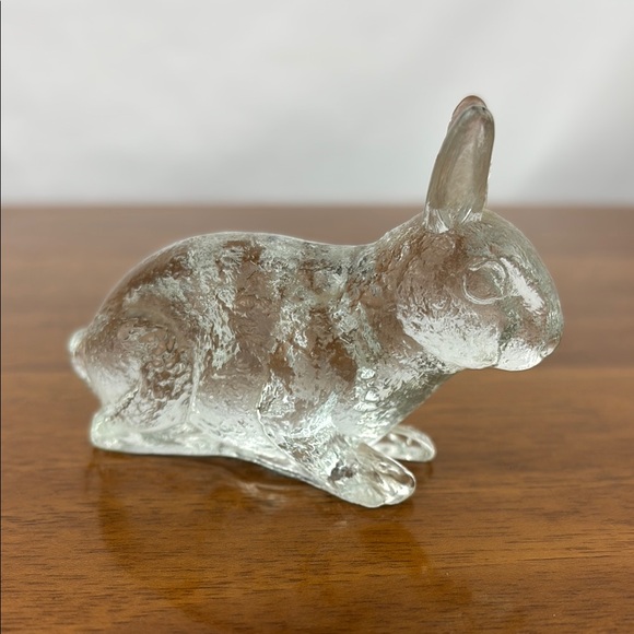 Vintage | Holiday | Vintage Mosser Clear Art Glass Bunny Rabbit Spring ...
